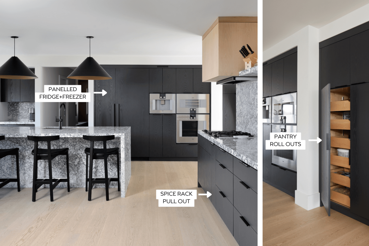 Modern Cabinets: Custom Home Renovation in Guelph, ON - Chervin Kitchen ...