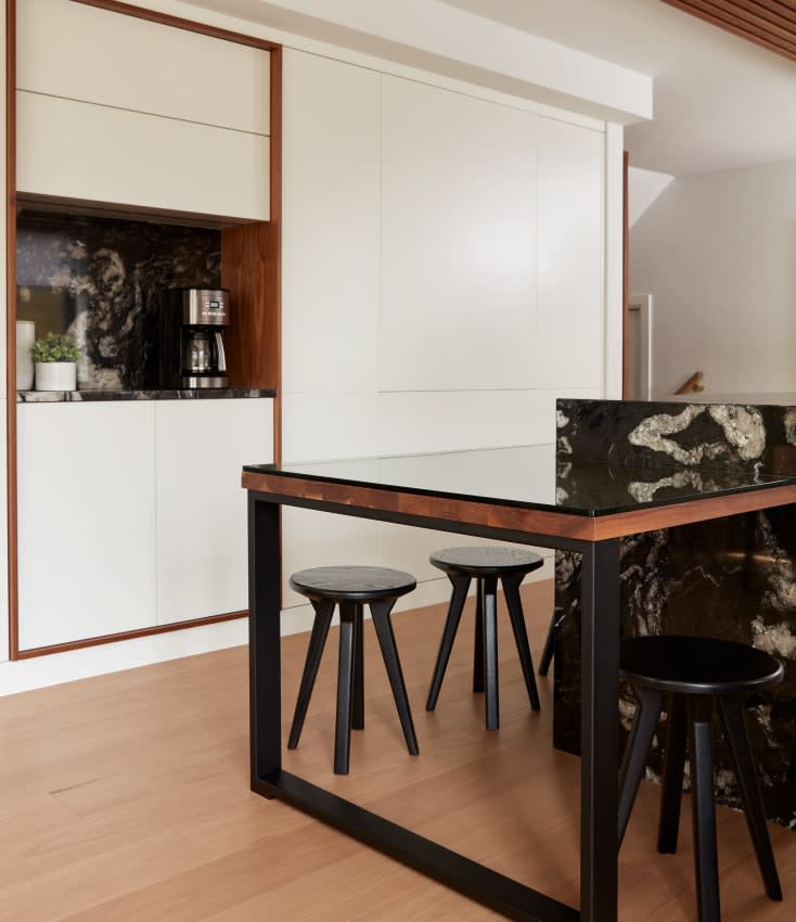 Natural Walnut Elegance: A Mid-Century Modern Home Renovation in ...