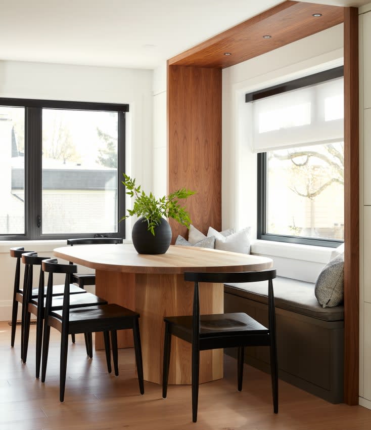 Natural Walnut Elegance: A Mid-Century Modern Home Renovation in ...