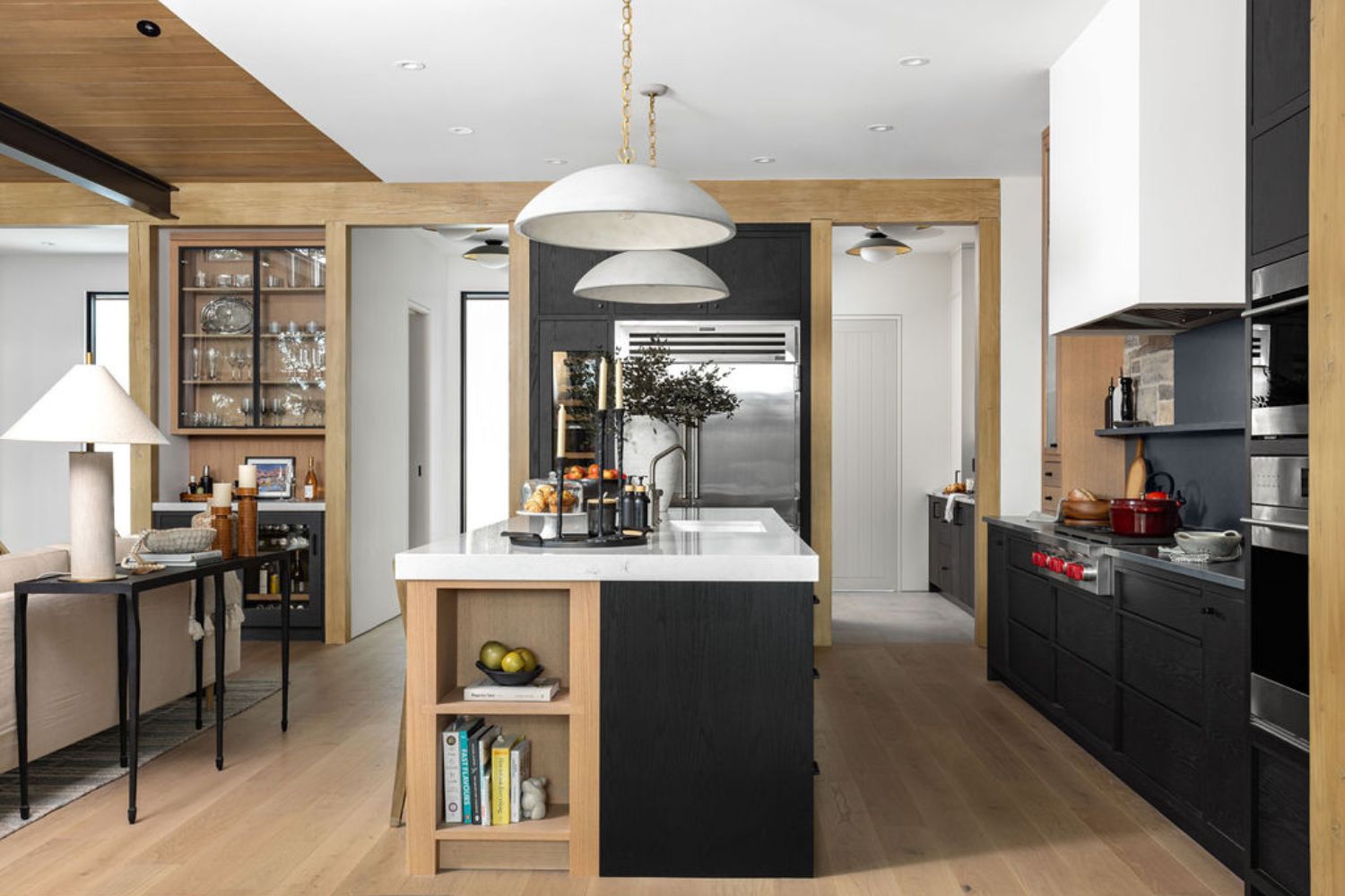 Red Oak Contemporary Kitchen - Chervin Kitchen & Bath - Huntsville, ON