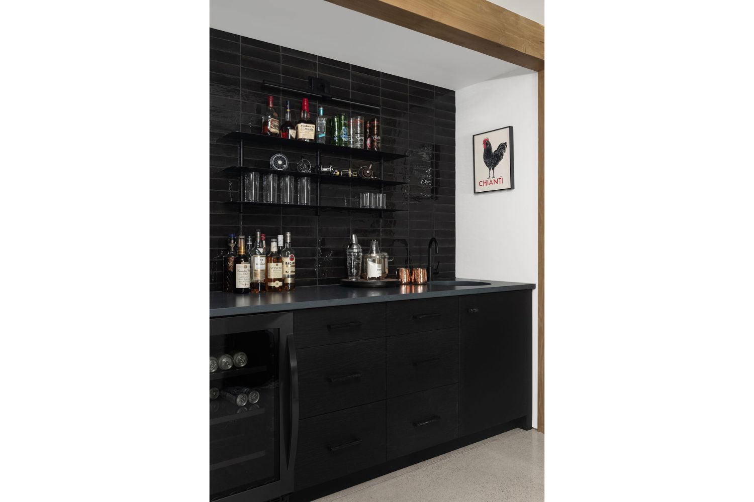Modern Custom Rec Room Bar - Chervin Kitchen & Bath - Huntsville, ON