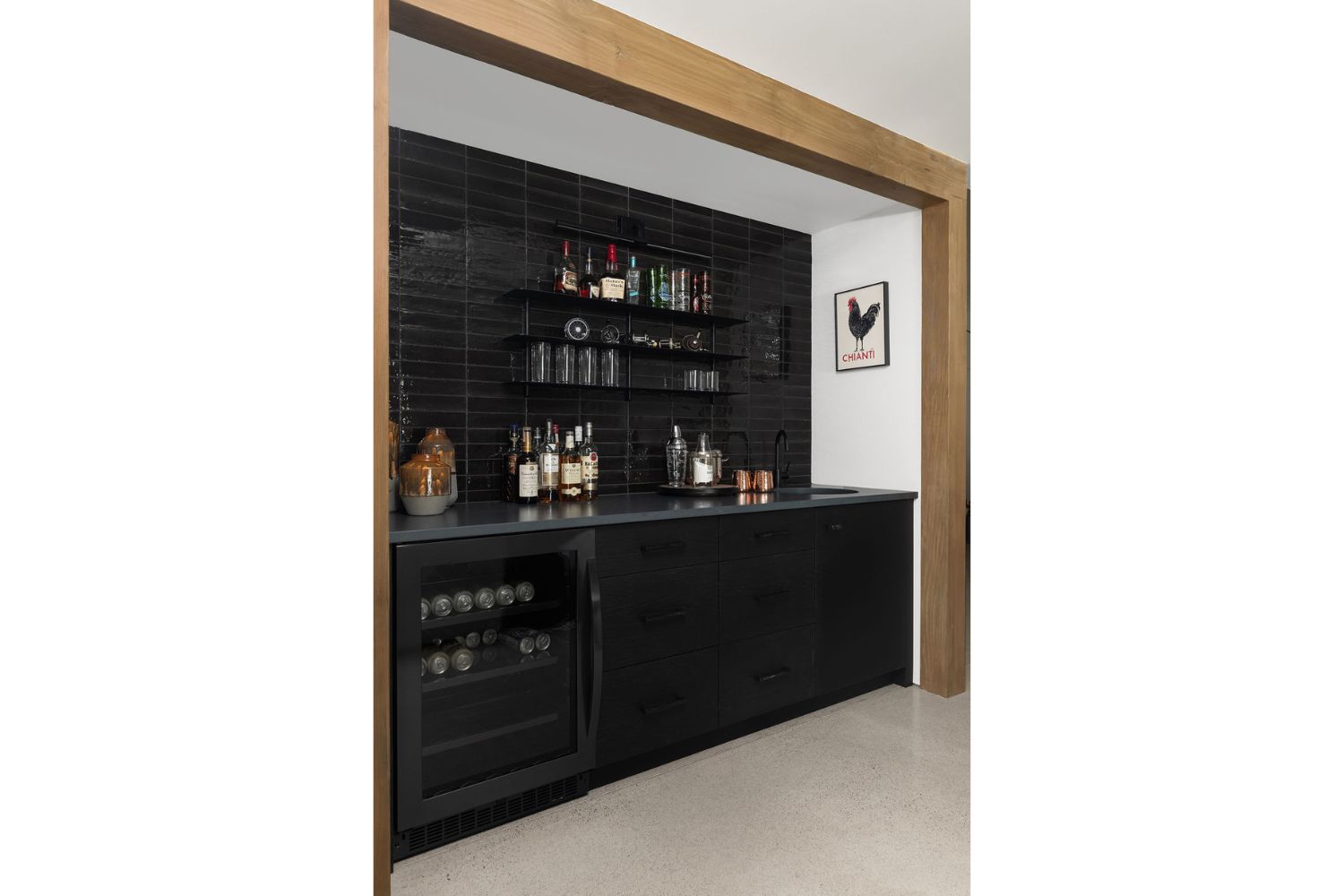 Modern Custom Rec Room Bar - Chervin Kitchen & Bath - Huntsville, ON