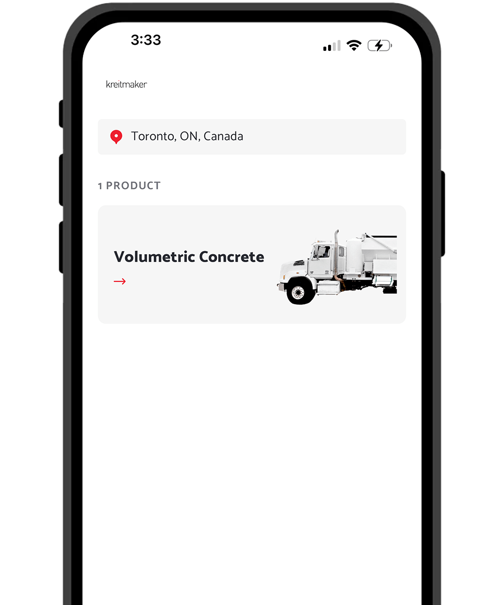 Kreitmaker: Volumetric Concrete Supplier & Delivery in Toronto, ON