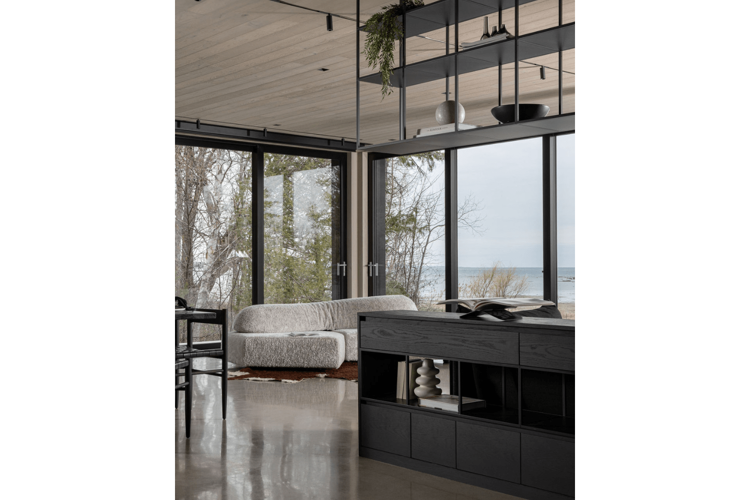 Entry-to-Lounge Functional Room Divider Console – Chervin Kitchen ...