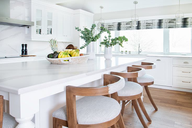 Williamson | White Transitional Kitchen | Chervin Kitchen & Bath in ...