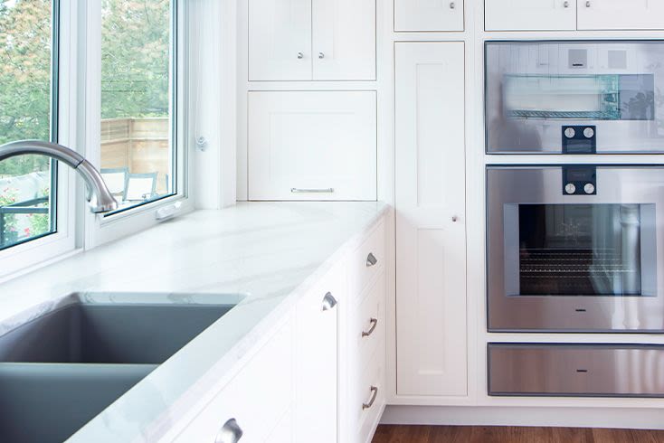 Williamson | White Transitional Kitchen | Chervin Kitchen & Bath in ...